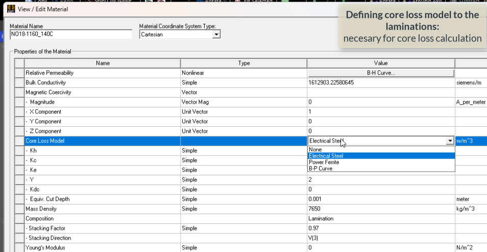 Ansys Maxwell: Core and Magnet Losses in Electric Motors