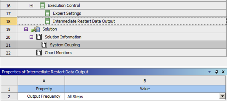 How to Enable the Restart Option for a Transient Fluid-Thermal ...