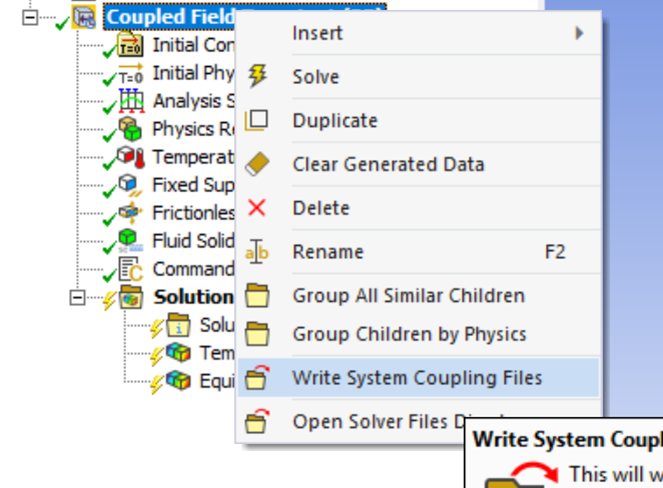 How to Enable the Restart Option for a Transient Fluid-Thermal ...