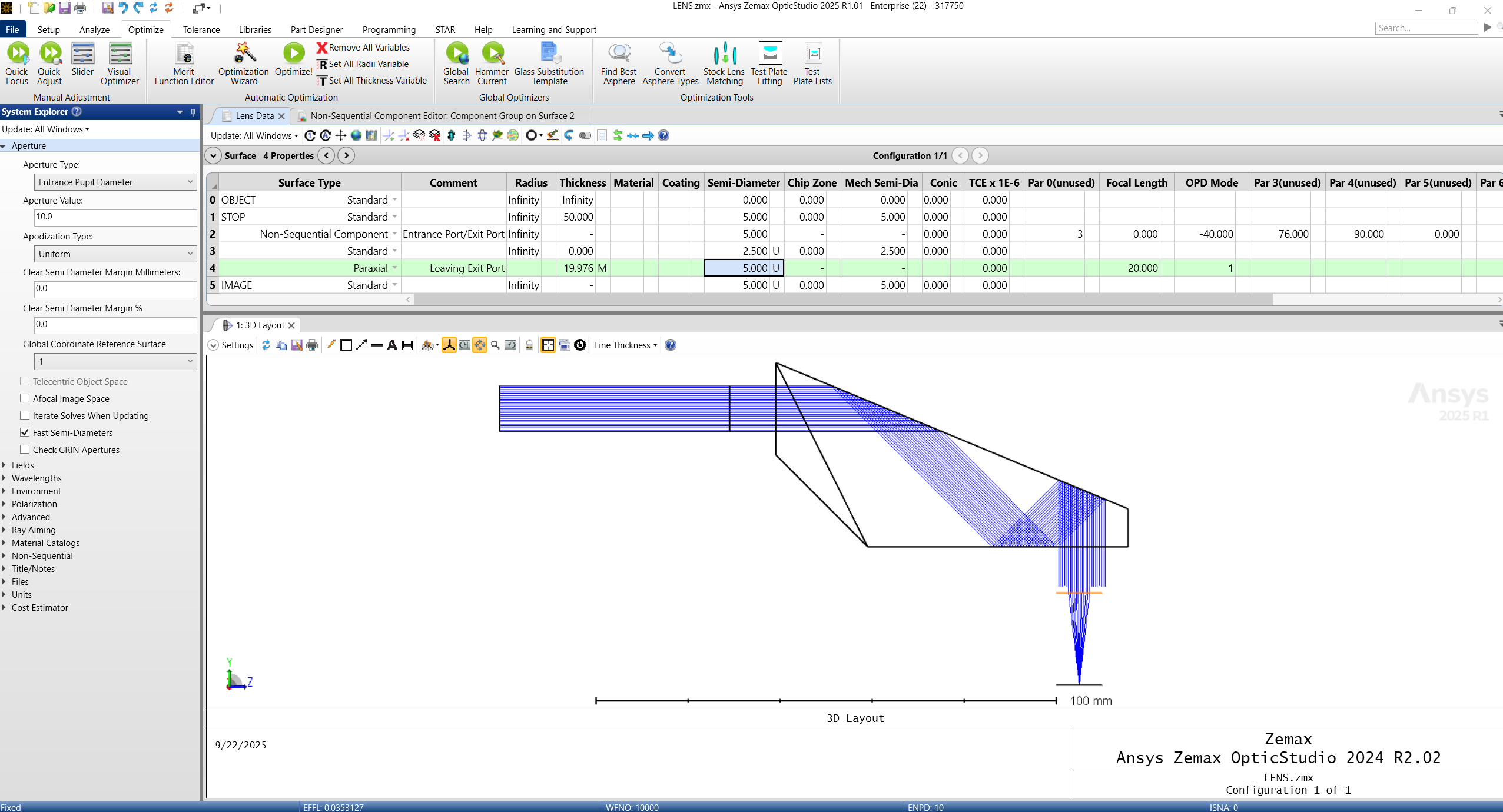 Zemax: Mixed Mode for Beginners