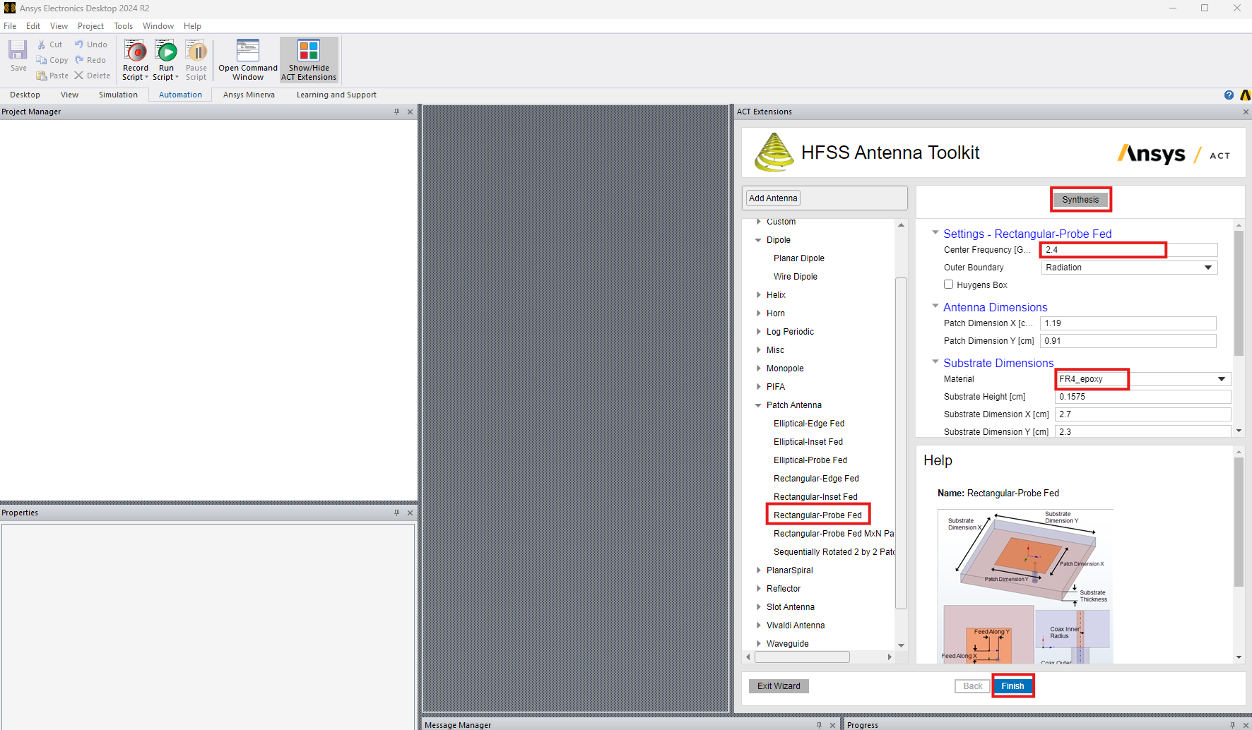 ANSYS HFSS: Array Analysis Using The Array Factor Calculation