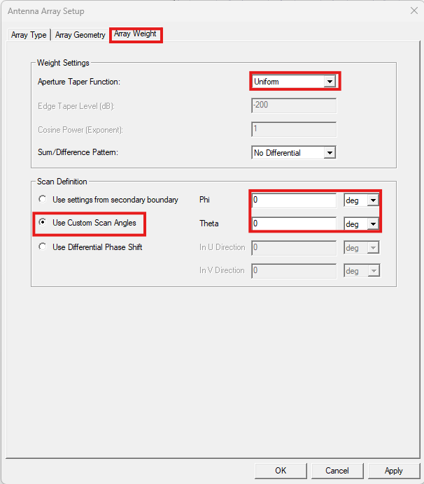ANSYS HFSS: Array Analysis Using The Array Factor Calculation
